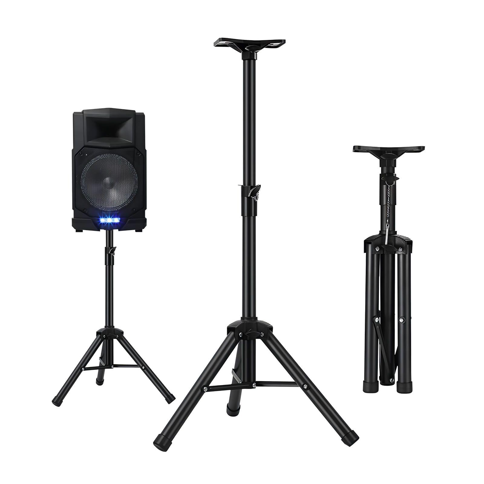 Universal Speaker Stand Tripod - Heavy Duty Iron 99 to 176cm Height ...