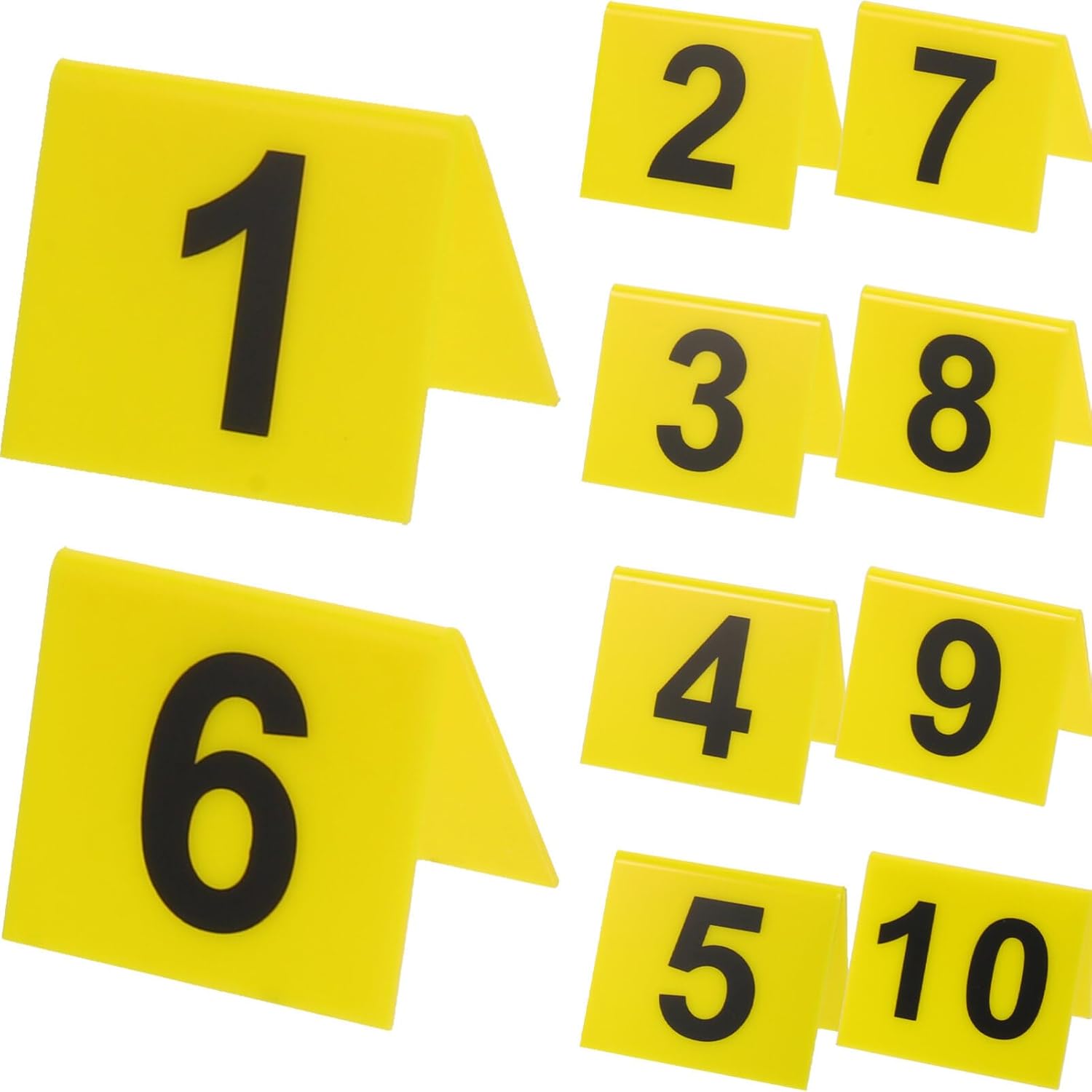 Amazon.com: Hemoton 10pcs Evidence Markers Crime Scene Marker Tents 1 ...