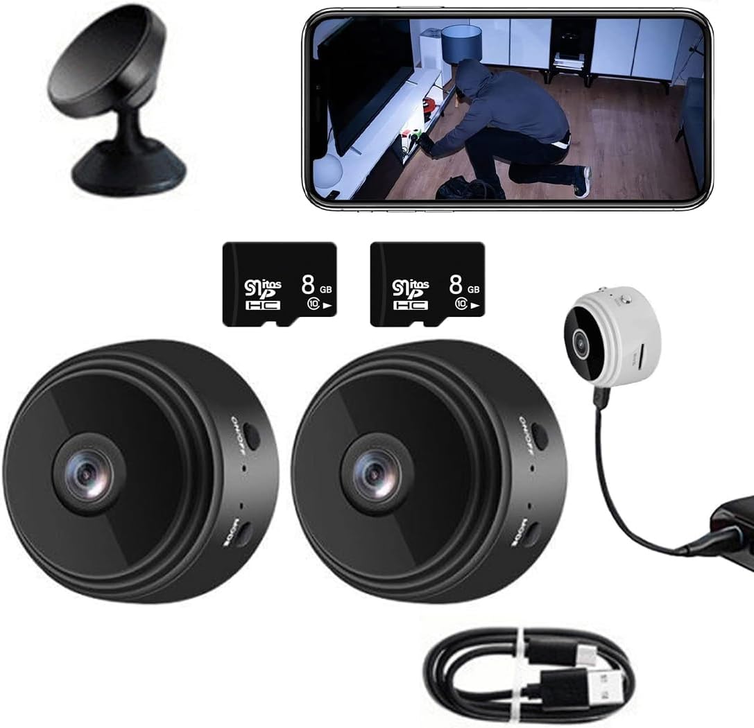 Minipix Magnetic Mini Security Camera, Mini Guard Camera, 1080p Hd ...