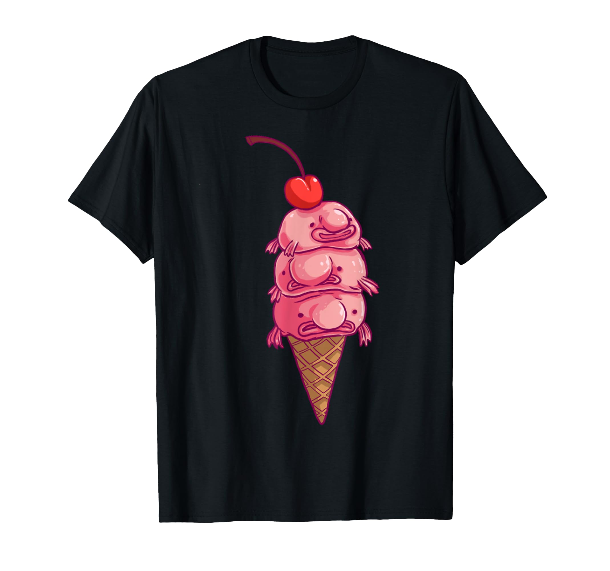 Amazon.com: Blobfish Shirt Funny Ice Cream Blobfish Gift T-Shirt T ...