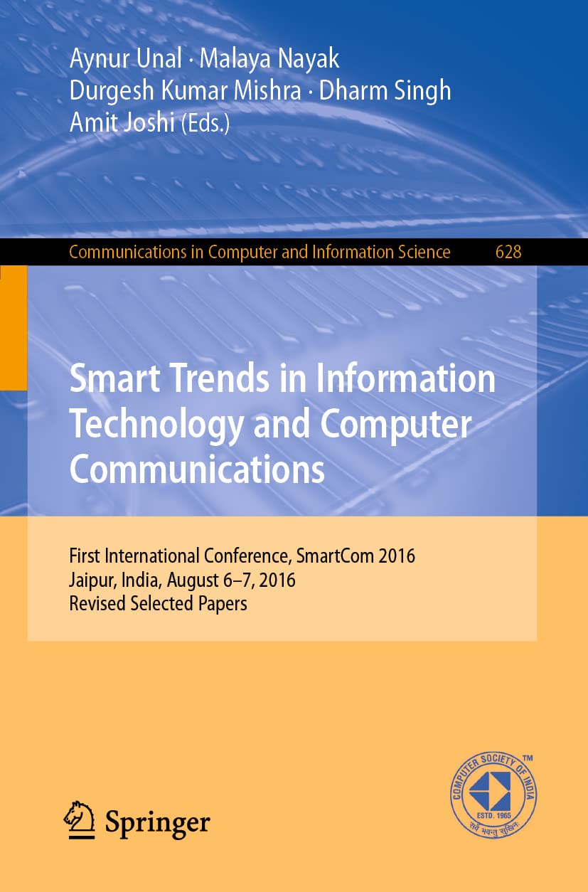 Smart Trends in Information Technology and Computer Communications ...
