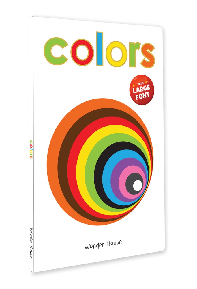 Amazon.com: Colors: Early Learning Board Book With Large Font (Big ...
