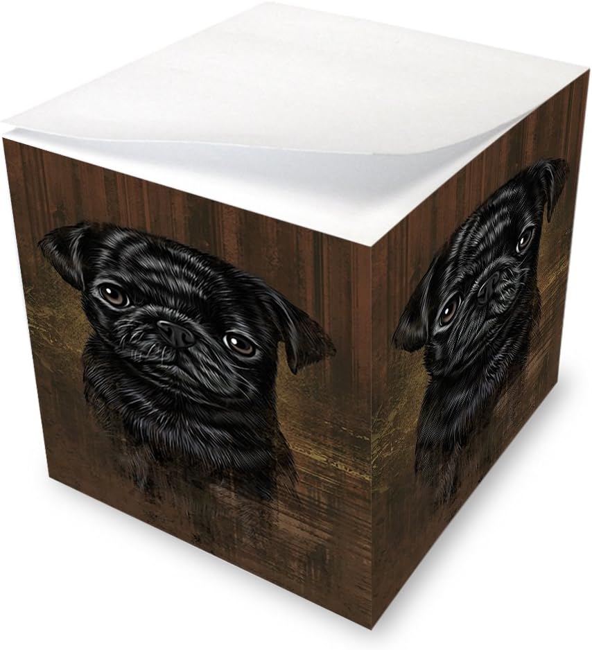 Amazon.com: Rustic Pug Dog Note Cube NOC48254 : Office Products