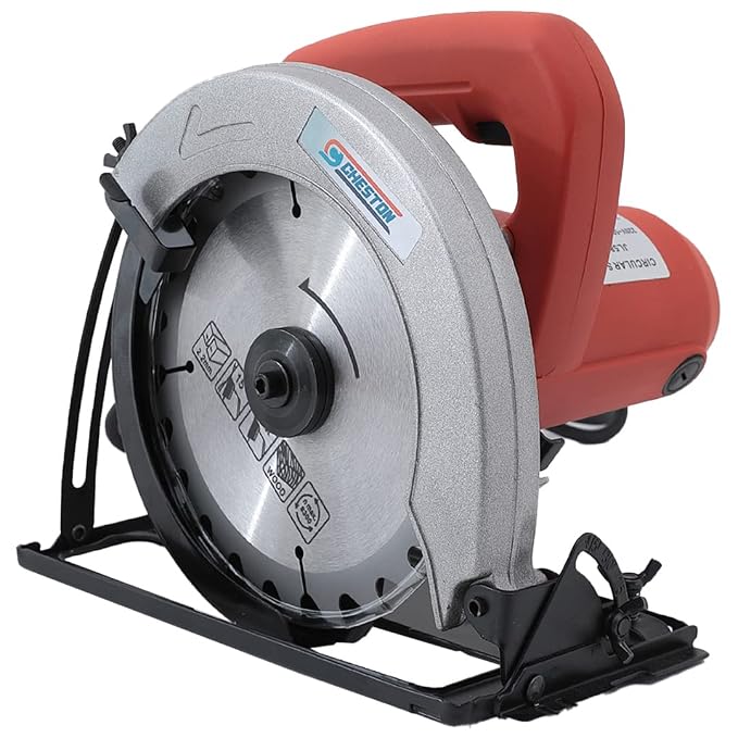 Cheston 1050W Circular Saw For Wood Cutting 185mm / 7 inch | 5200 RPM ...