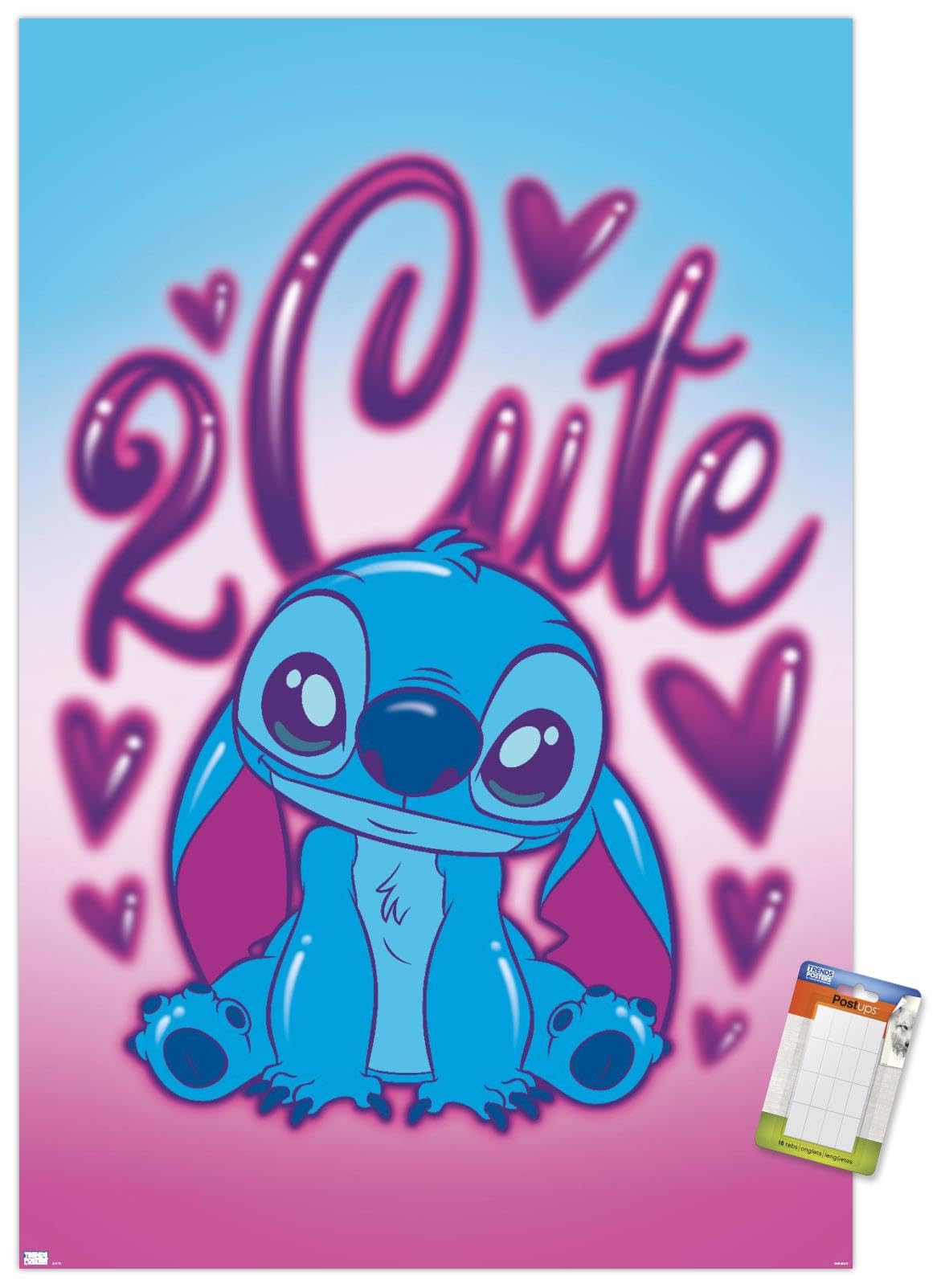 Amazon.com: Trends International Disney Lilo and Stitch - 2 Cute Wall ...