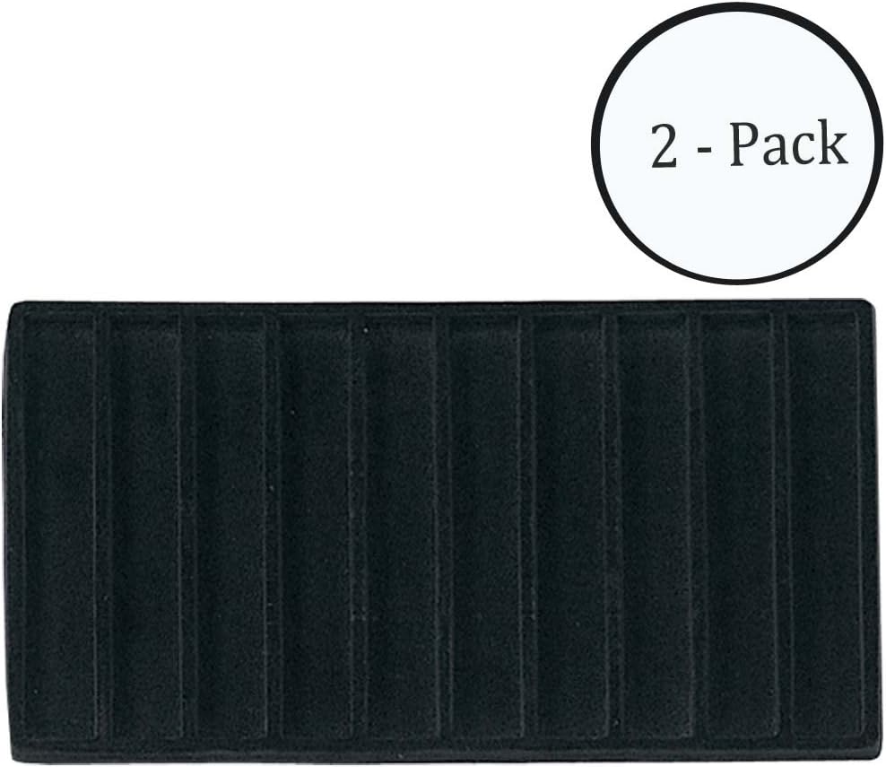 Amazon.com: ToolUSA (2 Pack) Black Flocked Plastic Tray Insert | 10 ...