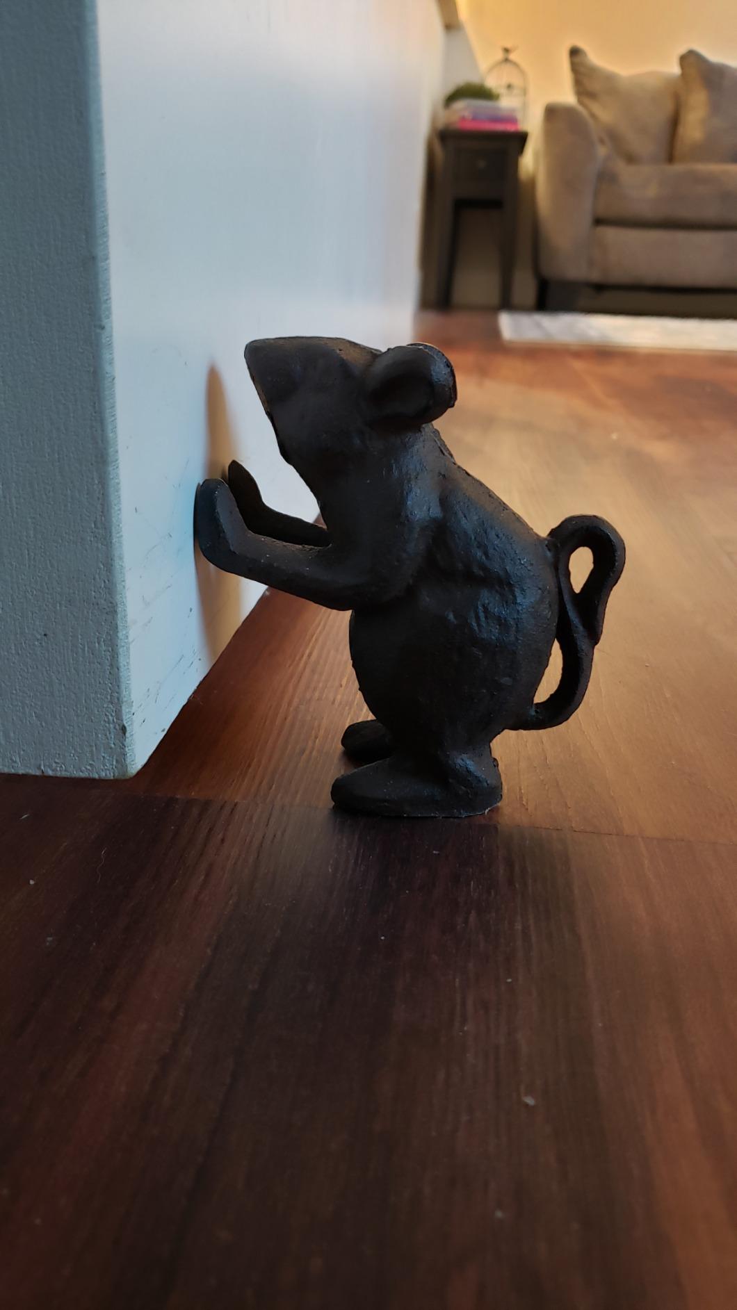 Amazon.com : Cast Iron Mouse Rodent Door Stopper Farmhouse, Shabby Chic ...
