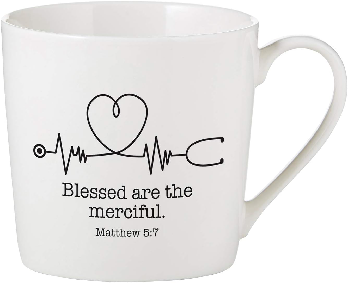Amazon.com: Creative Brands Faithworks - Inspirational White Bone China ...