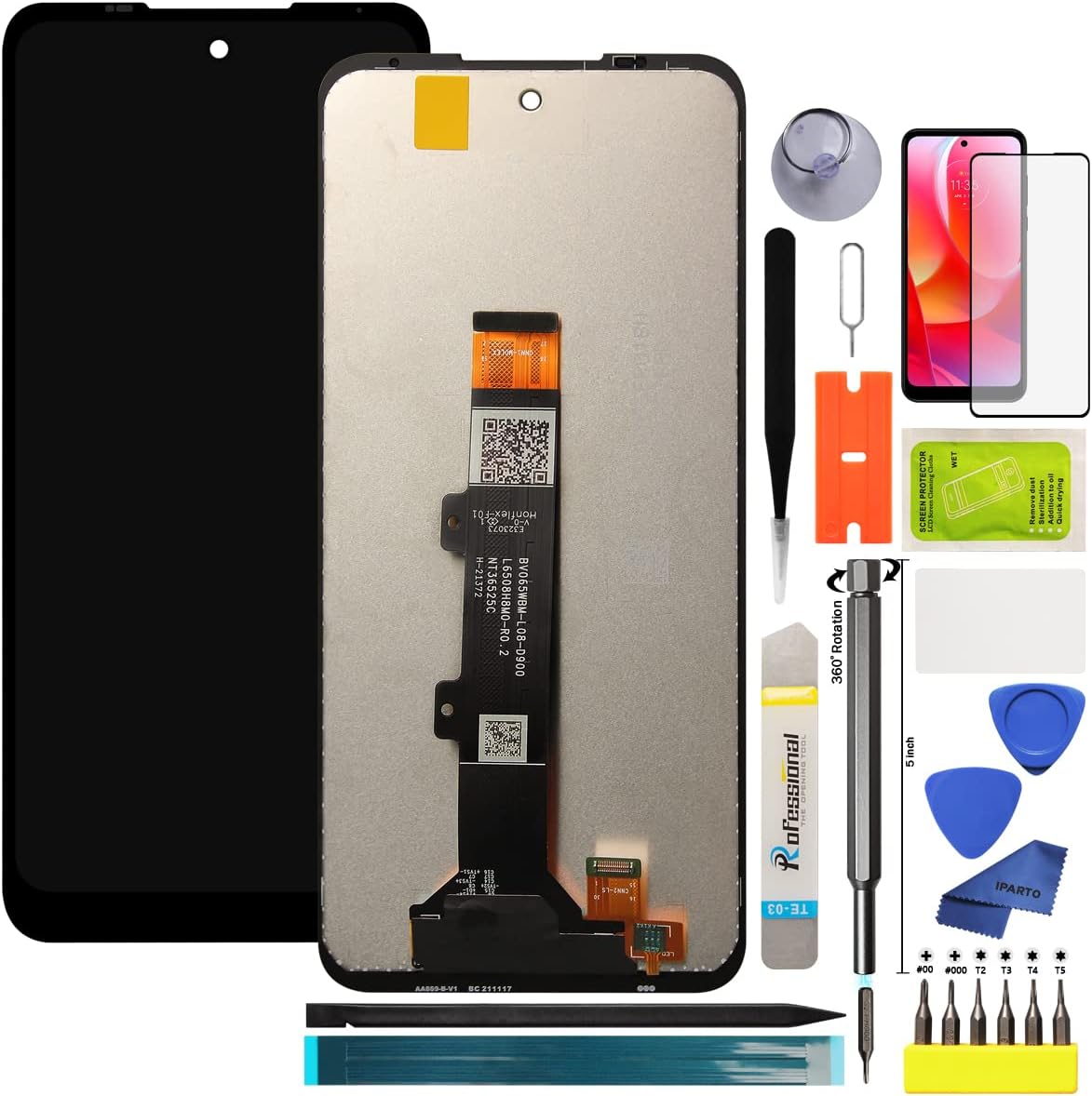 Amazon.com: iParto 6.5" LCD Screen Replacement for Motorola Moto G ...