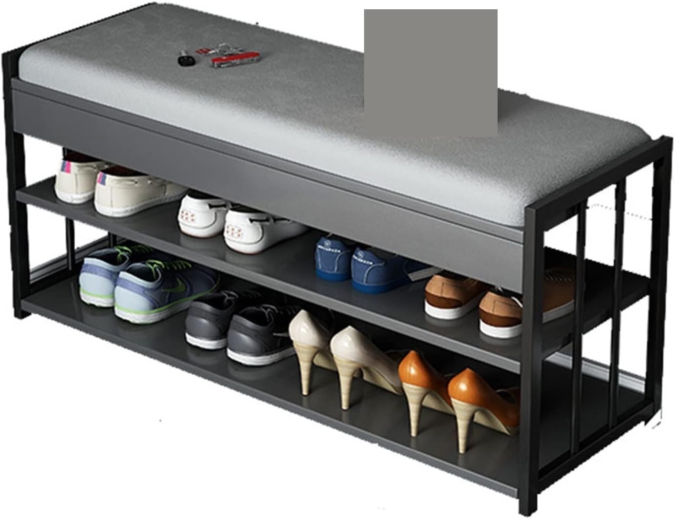 Amazon.com: Shoe Rack Organizer Shoe Storage Bench, Entryway Shoe Bench ...