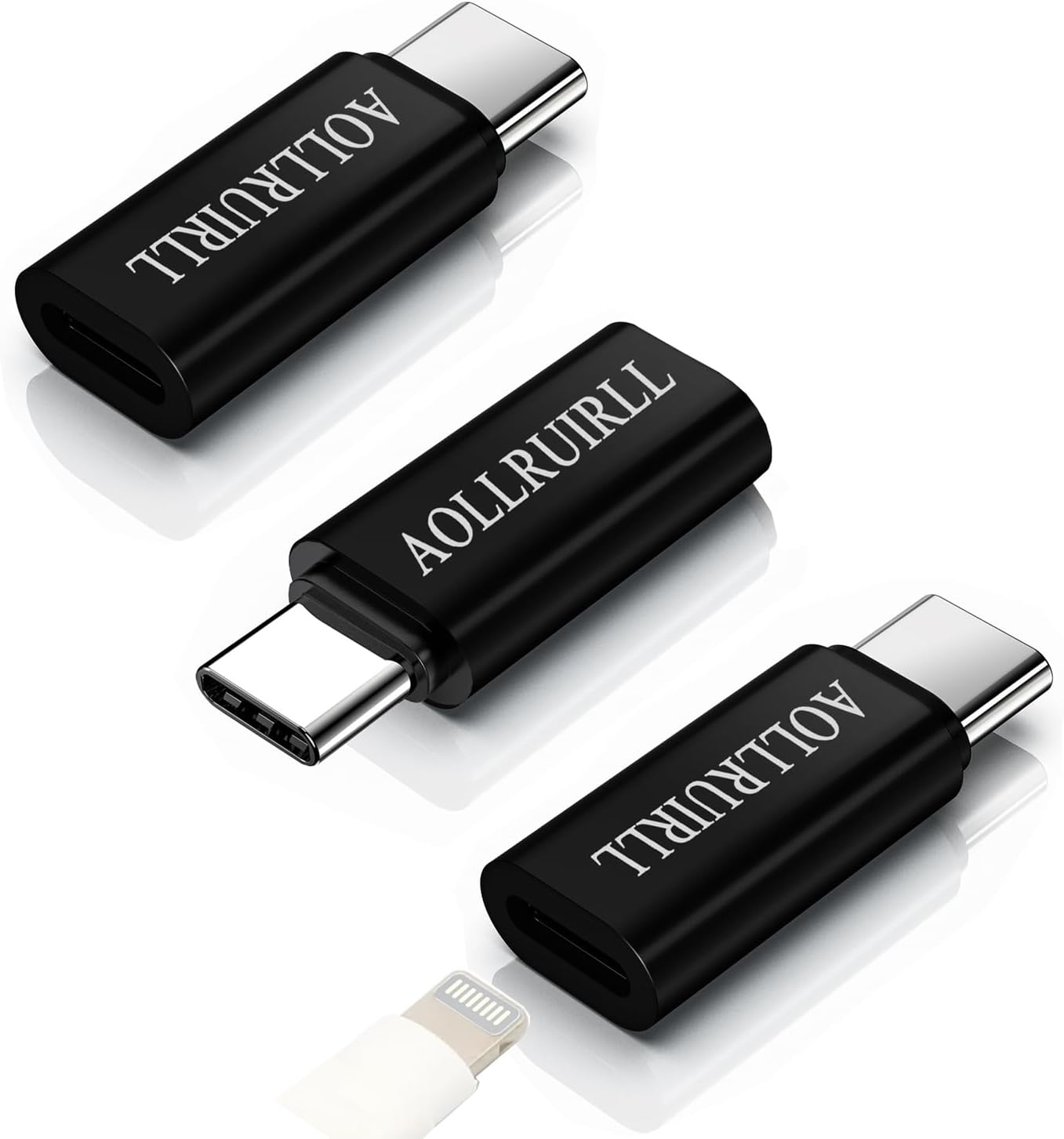 Amazon.com: TiMOVO Lightning to USB C Adapter 2 Pack, Lightning Female ...