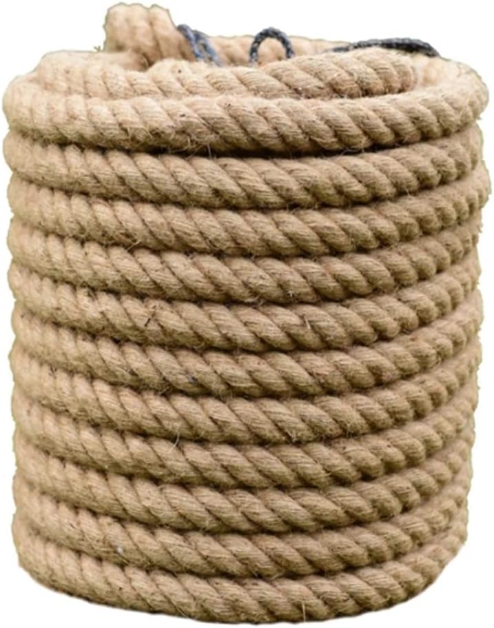 Amazon.com: Suprwin 1/2 inch Twisted Jute Rope, 3 Strand Hemp Natural ...