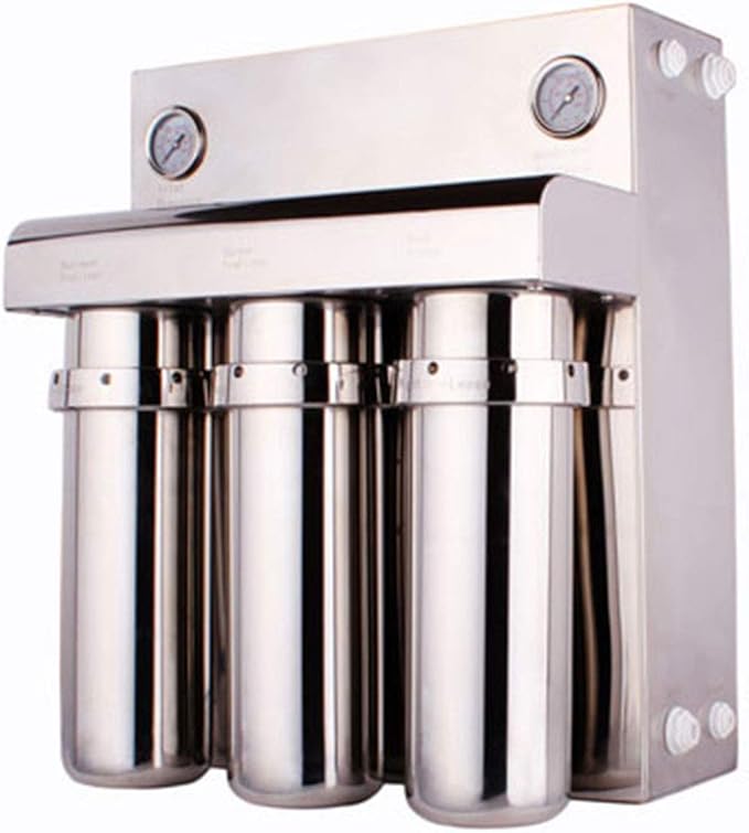 Amazon.com: Stainless Steel RO Reverse Osmosis Drinking Water System ...