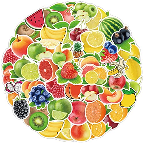 Fruits Stickers|50 Pcs Fruits Waterproof Vinyl Decals for - Want It All