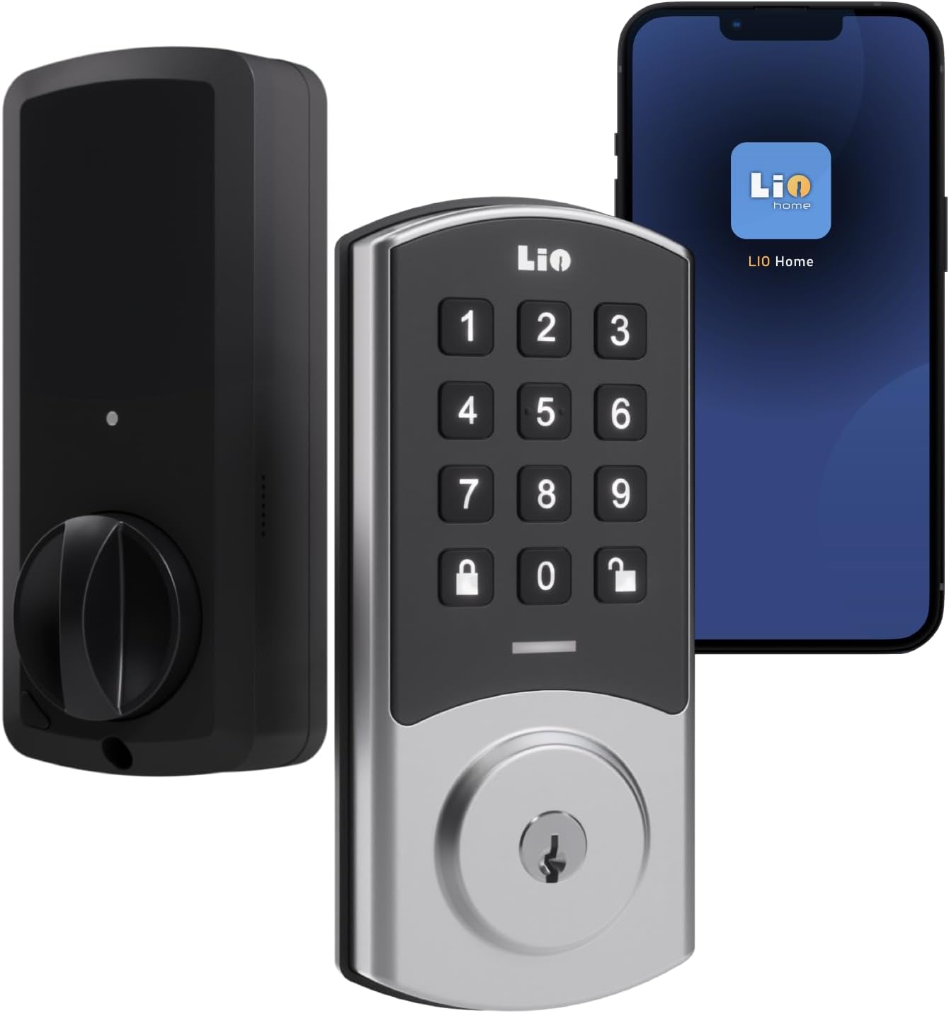 Lio Home Smart Deadbolt Lock with PIN Code Keypad: Passcode Keyless ...