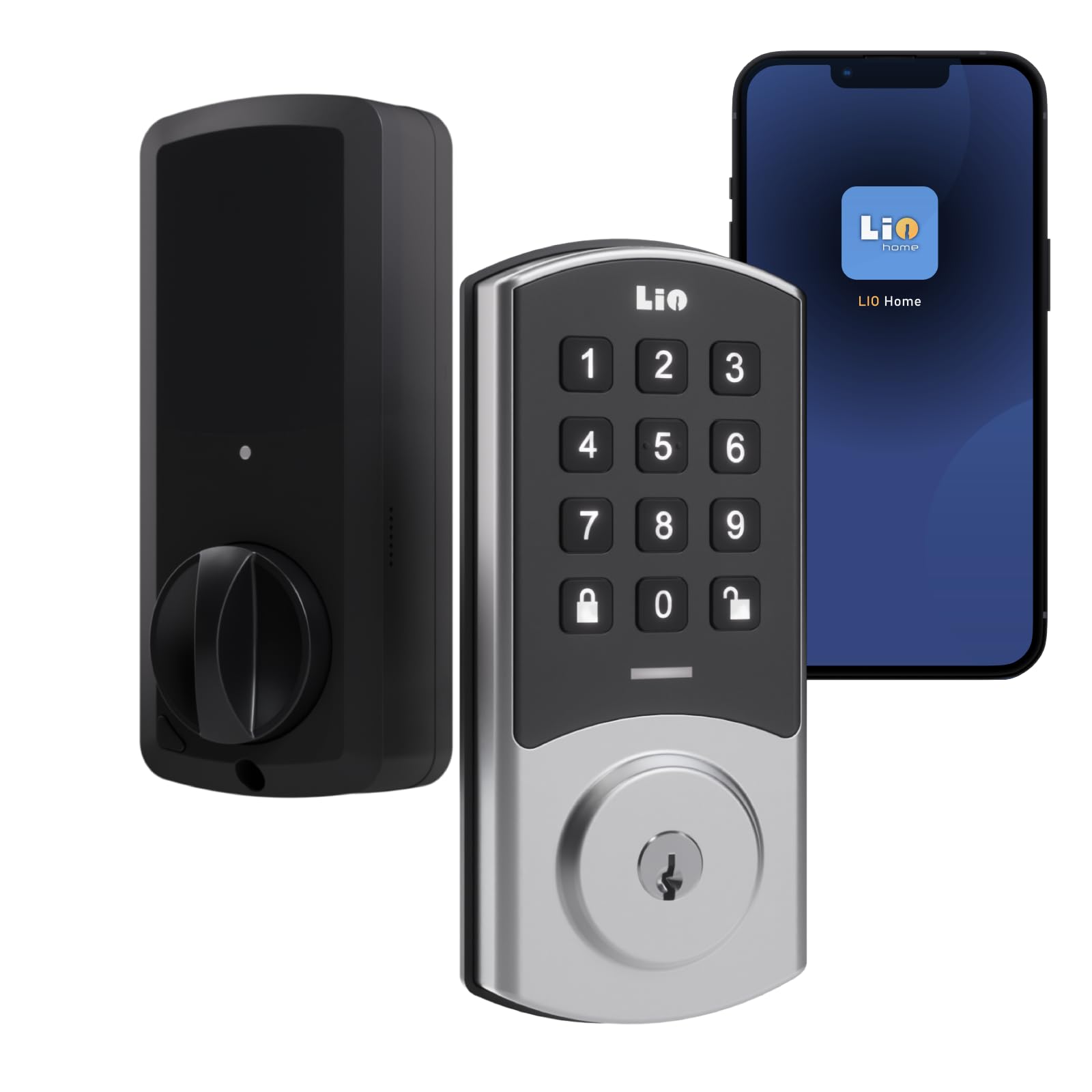 Lio Home Smart Deadbolt Lock with PIN Code Keypad: Passcode Keyless ...