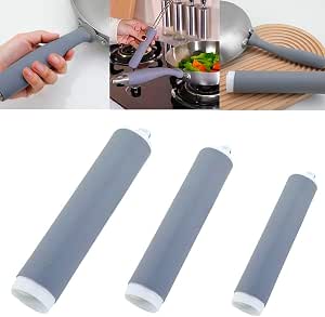 Amazon.com: Pot Handle Anti-Scalding Heat Insulation, 3PCS Pull-Out ...