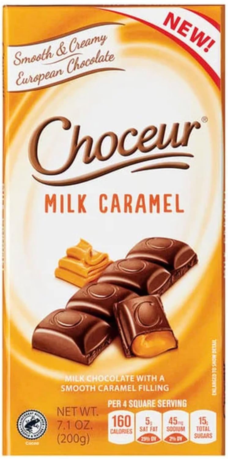 Amazon.com: Choceur Smooth & Creamy European Chocolate: Crunchy Salted ...