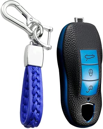 Amazon.com: KUNIO Car Key Case Protector Fit for Porsche Cayenne Macan ...