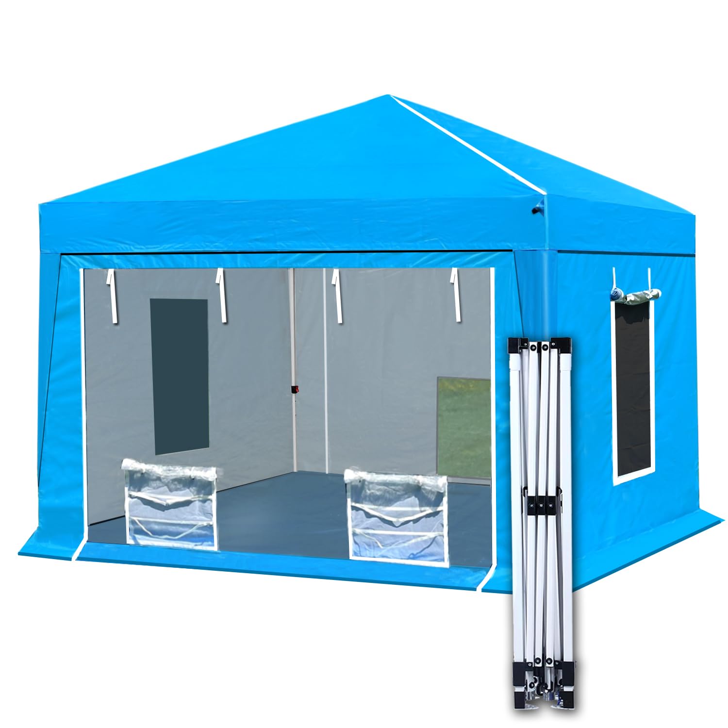 Amazon.com: CooTentler 10X10X9FT Waterproof Portable Paint Booth with ...