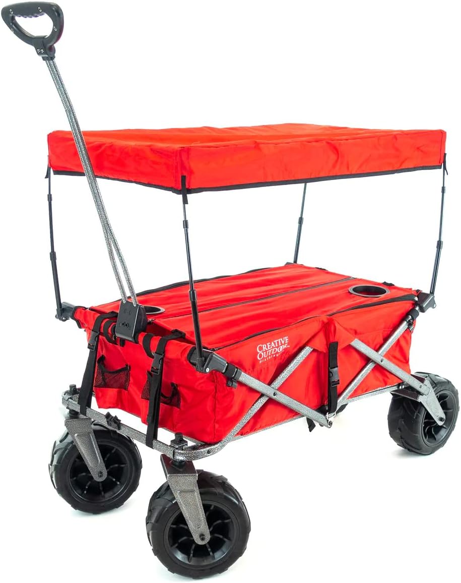 Amazon.com: Creative Outdoor Push Pull Stroller Wagon, Beach Hauler XXL ...