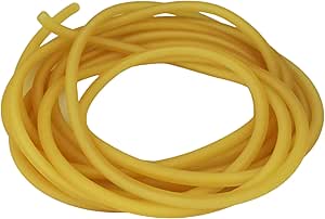 Guyker Natural Latex Rubber Tubing Tube 1/8" (3mm) ID x 1/4" (6mm) OD ...