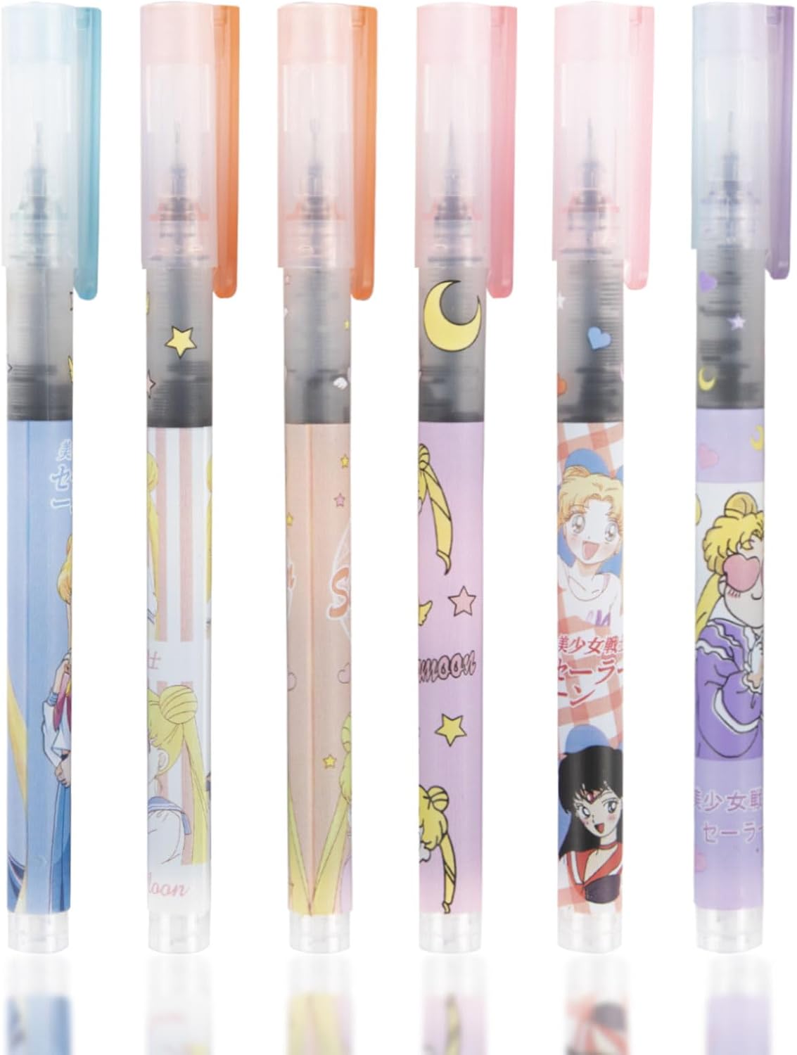 Amazon.com: 6 Pcs Anime Pens - Beautiful Girls Pens Back to School ...