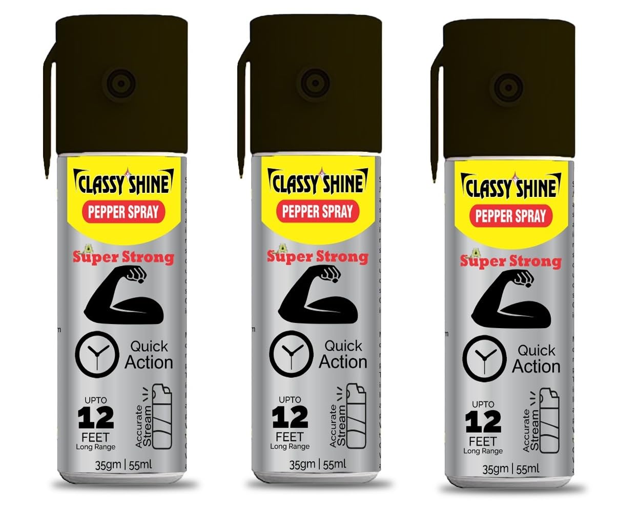 Classy Shine Self Defence Pepper Spray for Woman Safety (1) : Amazon.in ...