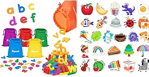 Amazon.com: JoyCat Magnetic Letters, 312 Pieces Lowercase Alphabet ...