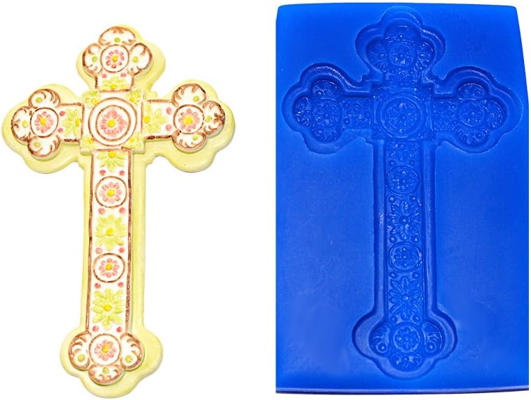 Amazon.com: Large Cross Silicone Mold CR101 by First Impressions Molds