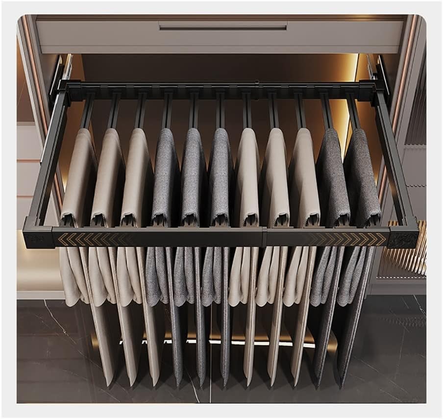 MERYAL Cabinet Pull Out Trouser Rack, Multifunctional Pull-Out Trousers ...