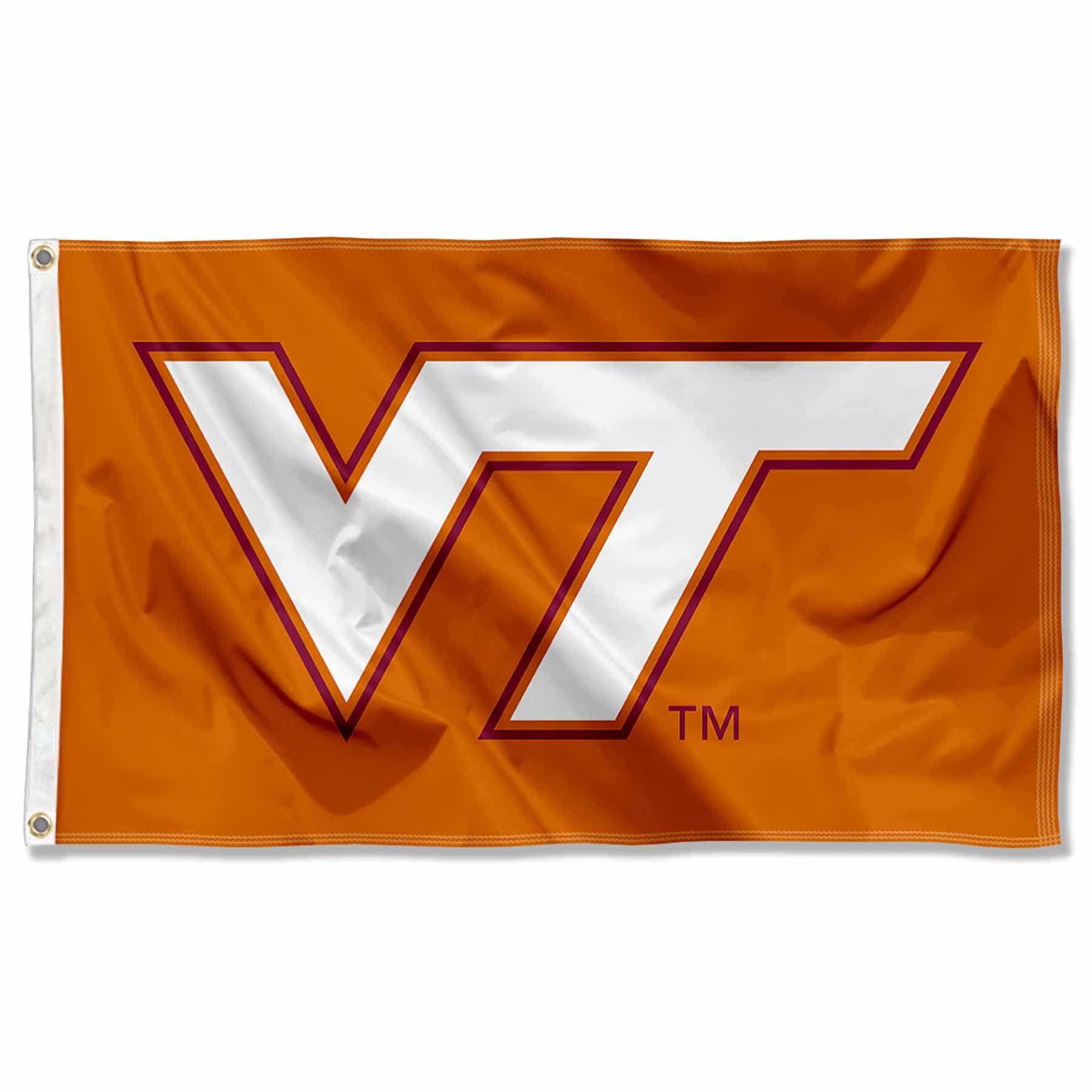 Amazon.com : College Flags & Banners Co. Virginia Tech Hokies Burnt ...