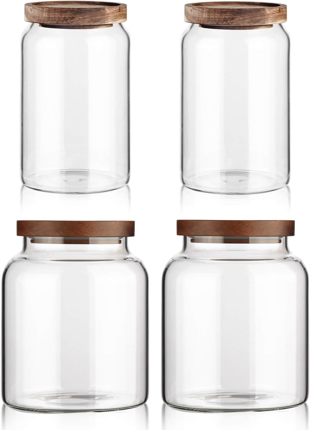 Amazon.com: Labina 2 * 32 Oz + 2 * 60 Oz Glass Storage Container ...