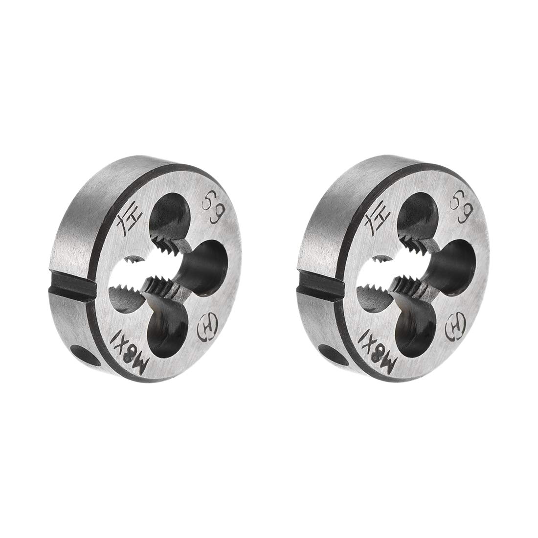 uxcell M8 X 1 Metric Round Die, Machine Thread Left Hand Threading Die ...