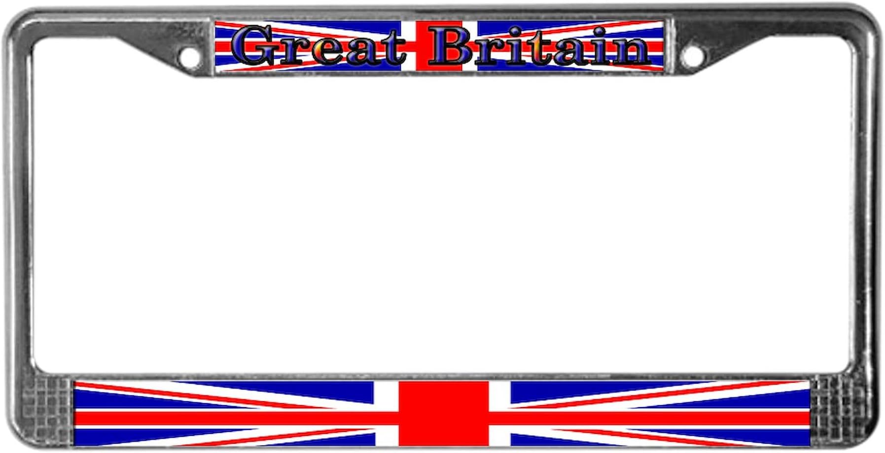 Amazon.com: Car License Plate Holder/Frame : British Union Jack Flag ...