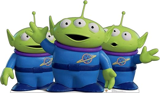Amazon.com: Cardboard People Aliens Life Size Cardboard Cutout Standup ...