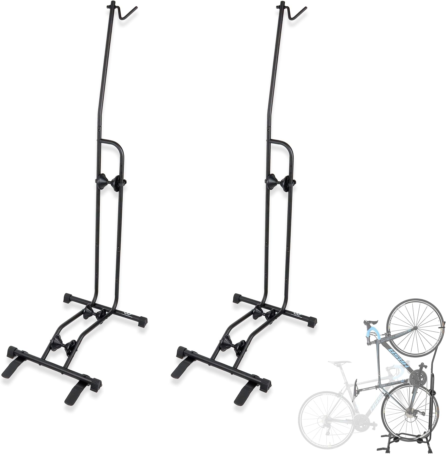 Amazon.com : CyclingDeal Upright Bike Stand - Premium Vertical ...
