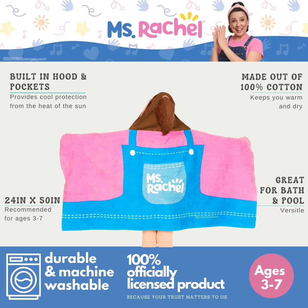 Snapklik.com : Ms. Rachel Kids Super Soft Bath/Pool/Beach Soft Cotton ...