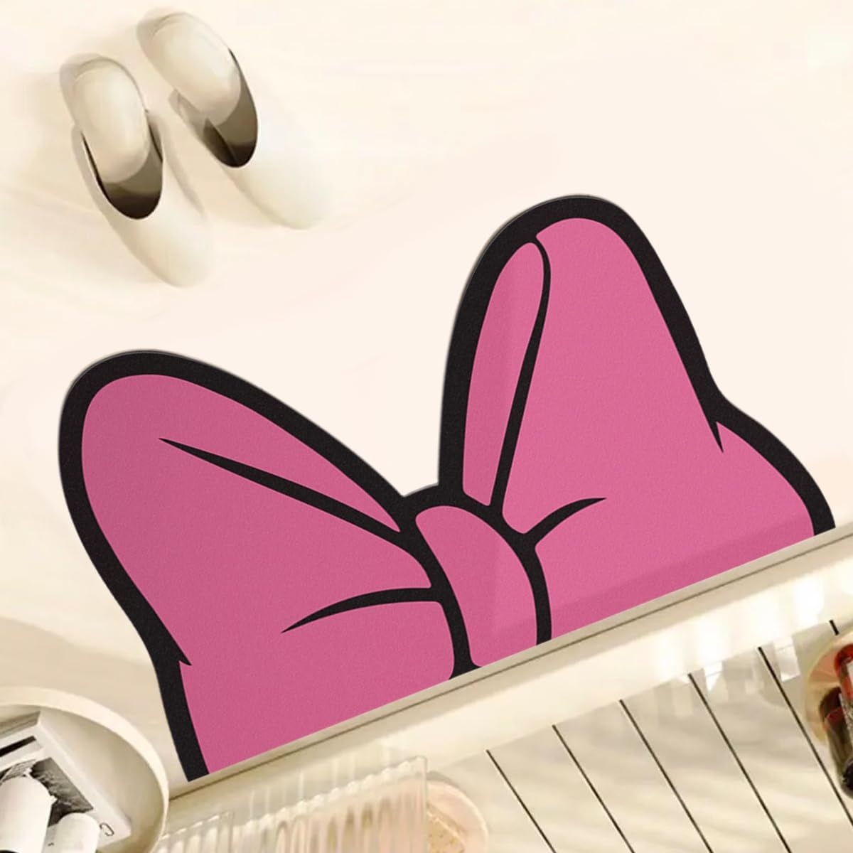 Amazon.com: Yangyuq Cute Pink Anime Rug for Bathroom, Unique Princess ...