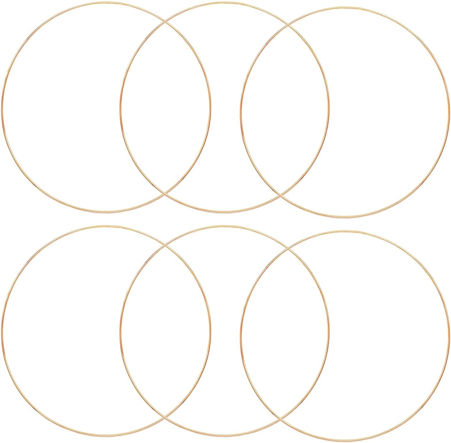 Amazon.com: Onwon 10 Pieces Metal Ring Metal Hoops Metal Macrame Rings ...