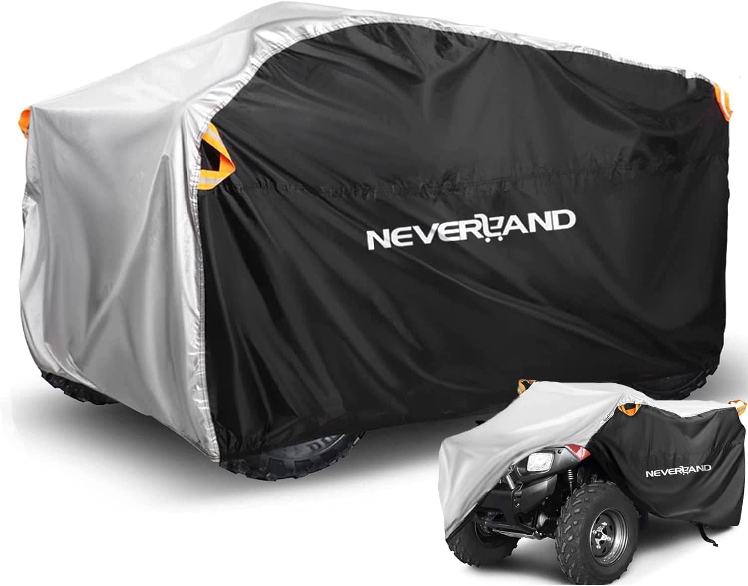 Amazon.com: XYZCTEM Waterproof ATV Cover, Heavy Duty Black Protects 4 ...