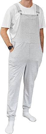 Amazon.com: Swoveralls Overalls Unisex Sweatpant, Relaxed Fit Overalls ...