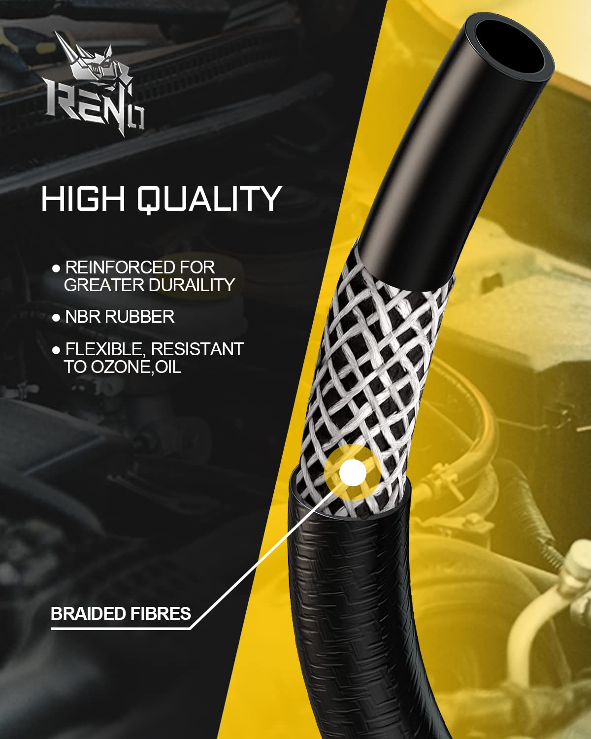 Snapklik.com : RENO 5/16 Inch Fuel Line Hose NBR Transmission Cooler ...