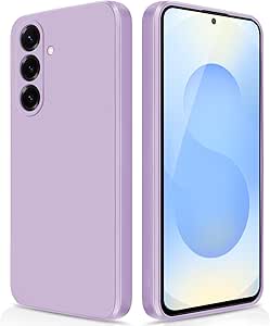 Amazon.com: GiiYoon Silicone Case Compatible with Samsung Galaxy S25, Full Body Silky Soft Touch ...