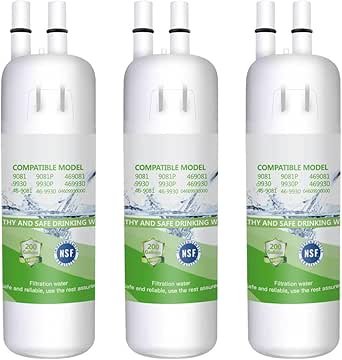 Amazon.com: Fancial W10295370A water filter replacement, Compatible ...