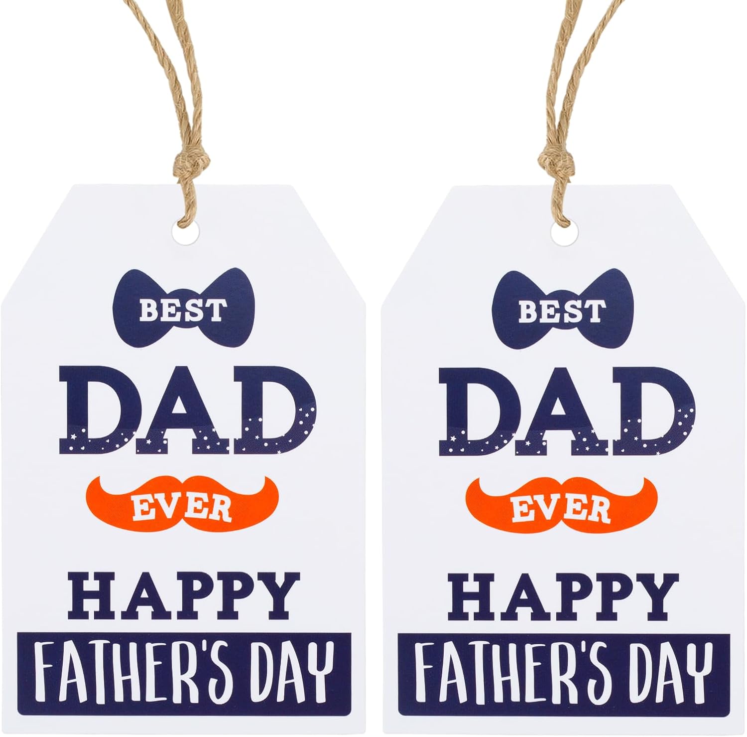 Amazon.com: Anwyll Fathers Day Gift Tags - 100Pcs Happy Father's Day ...