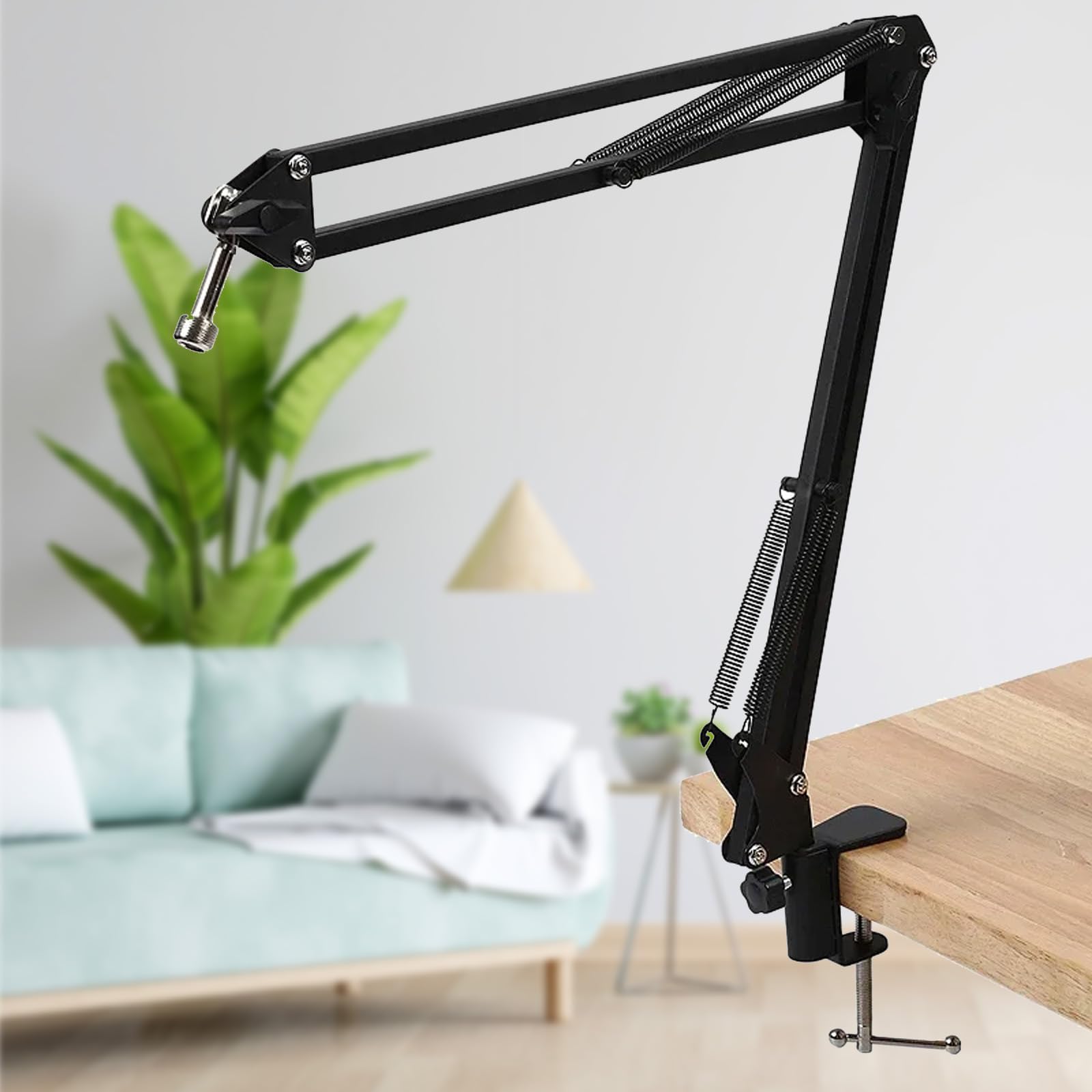 Table Clamp For Mic GEEKRIA For Creators Microphone Desk Mount Clamp ...