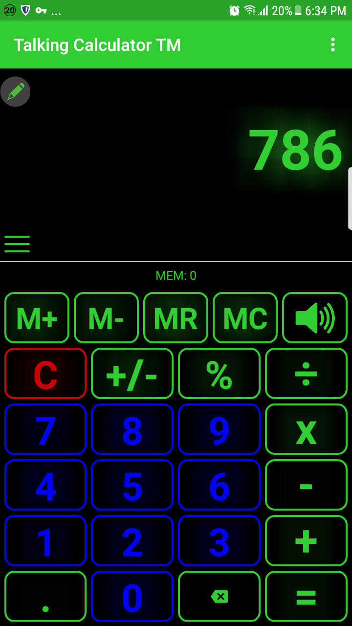 Talking Calculator - App on Amazon Appstore