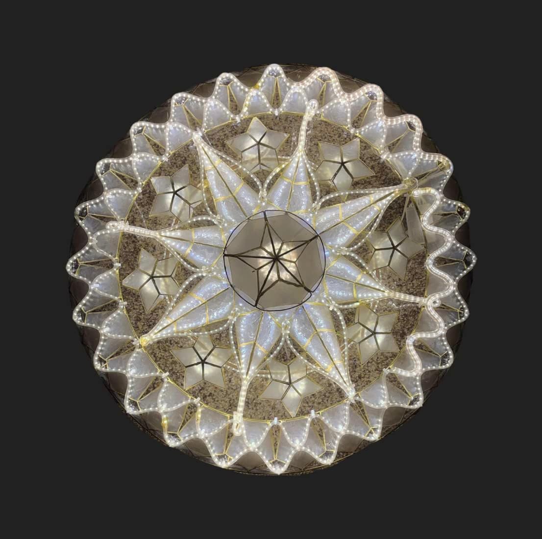 Amazon.com: Parols of America LED Tala with Ring Capiz Parol ...