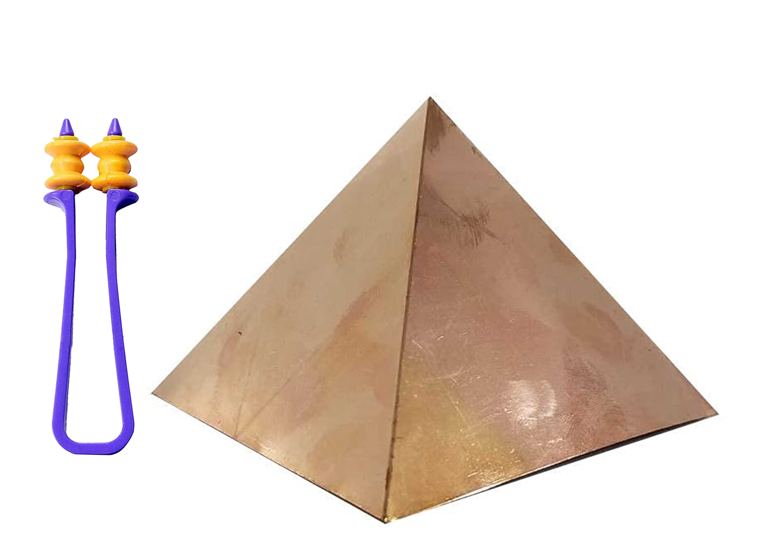 Buy NETCLUB Acupressure Copper Pyramid - Top Plain 4.5" Vastu Pyramid ...